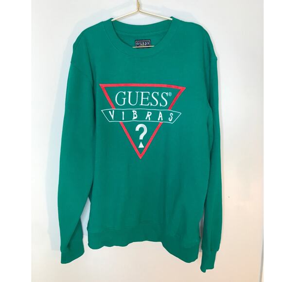 Guess | Shirts | Guess J Balvin Vibras Embroidered Crew Neck Sweatshirt ...